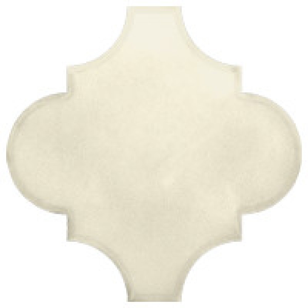 Mexican White Arabesque Lantern Tile
